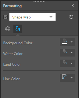 Shape Map Formatting